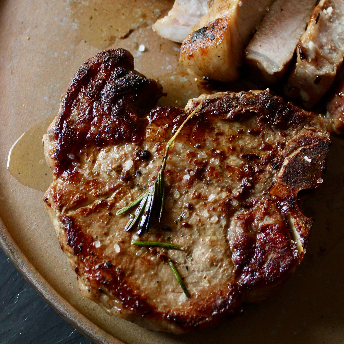 Reverse Sear Porterhouse Pork Chop - Paradise Locker Meats